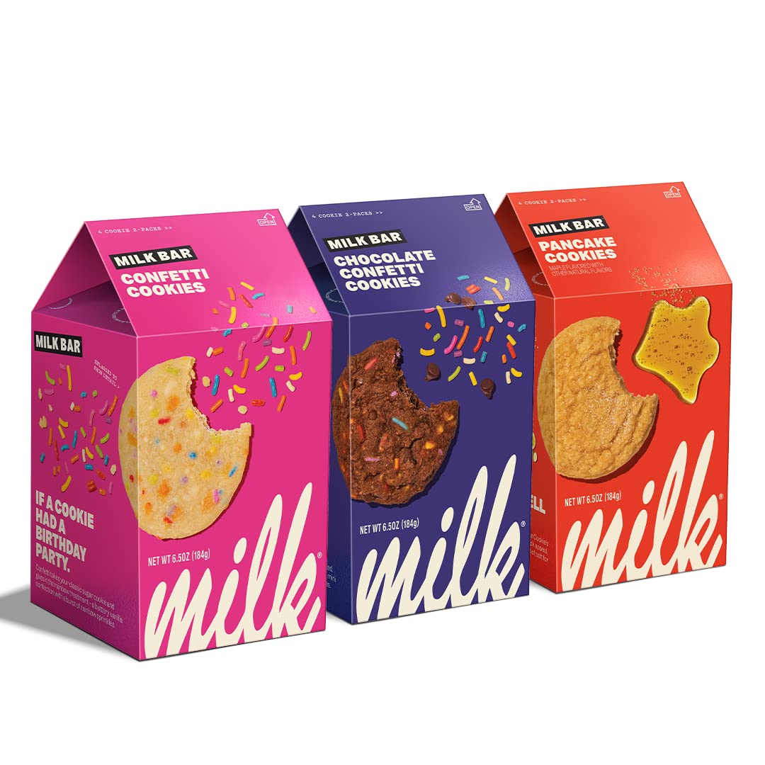 Mua MILK BAR Cookie Variety Pack, Mini Chocolate Chip Chocolate Cookies ...