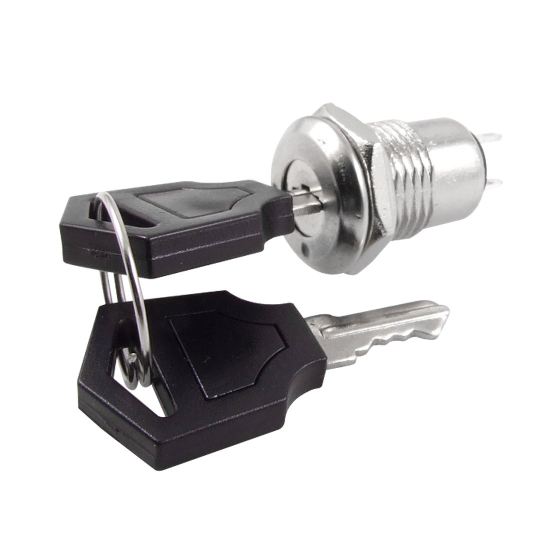 On Off Two Terminals Keyswitch Keylock Switch w Keys: Amazon.co.uk ...