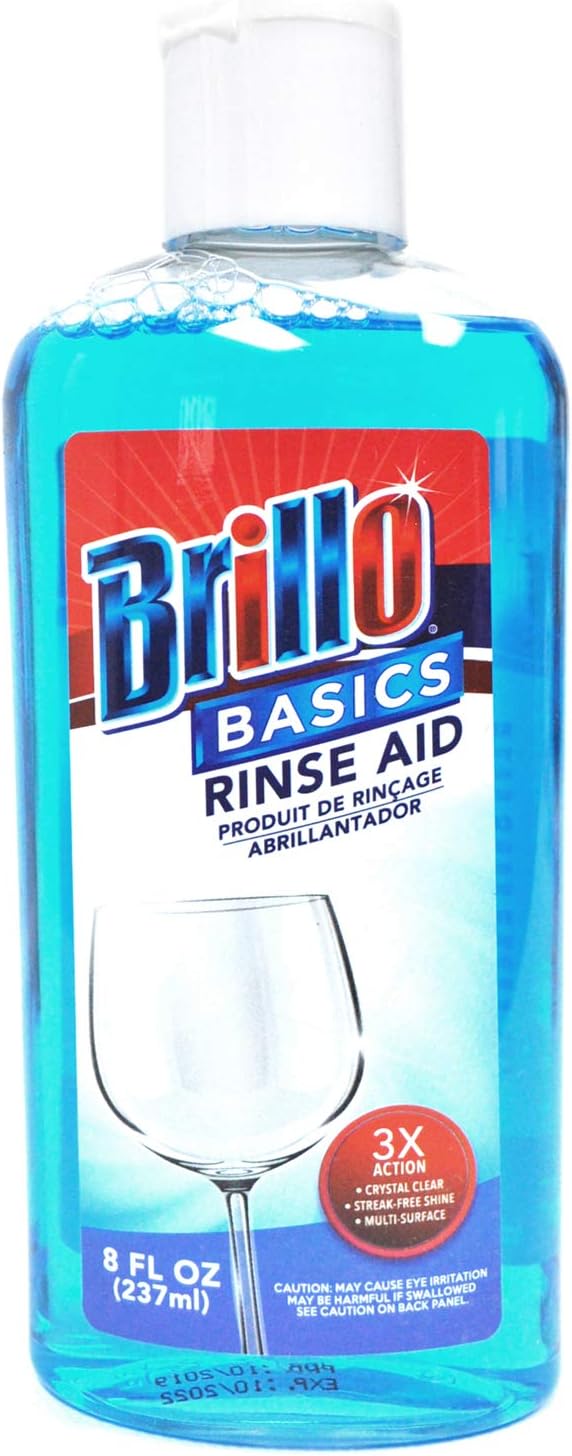 Amazon.com: Brillo Basics Dishwasher Rinse Aid 8 Oz: Home & Kitchen