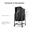 360Tonics Computer Tower Stand, 2-Tier Height Adjustable Computer ATX ...