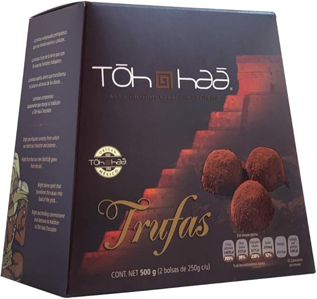 Trufas de Chocolate Suave Espolvoreado con Cocoa - Trufas de Chocolate ...