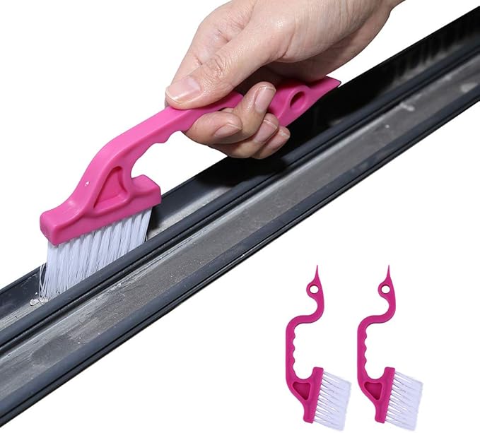Amazon.com: 2pcs Window Track Cleaning Brushes, Hand-held Groove Gap ...