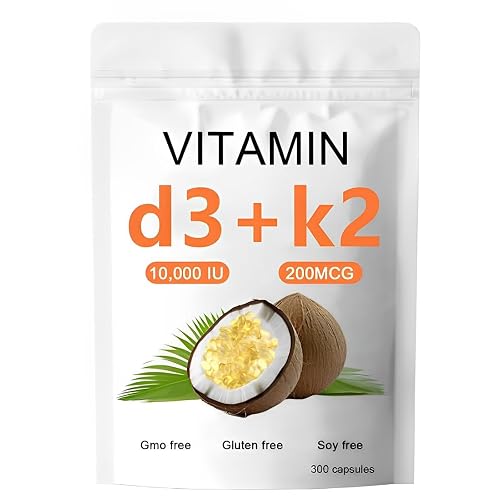 Sirdika Vitamin D3 K2 10000 Iu 2 In 1 Vitamin D3 K2 Supplement Softgel 2256