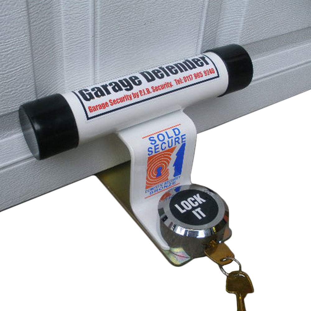 PJB321 Garage Defender Master + Padlock WHITE by PJB: Amazon.de: Baumarkt