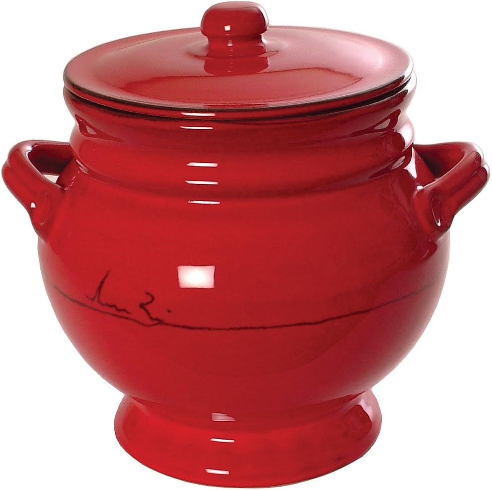 Amazon.com: Mamma Ro Cookie Jar, Red: Kitchen & Dining