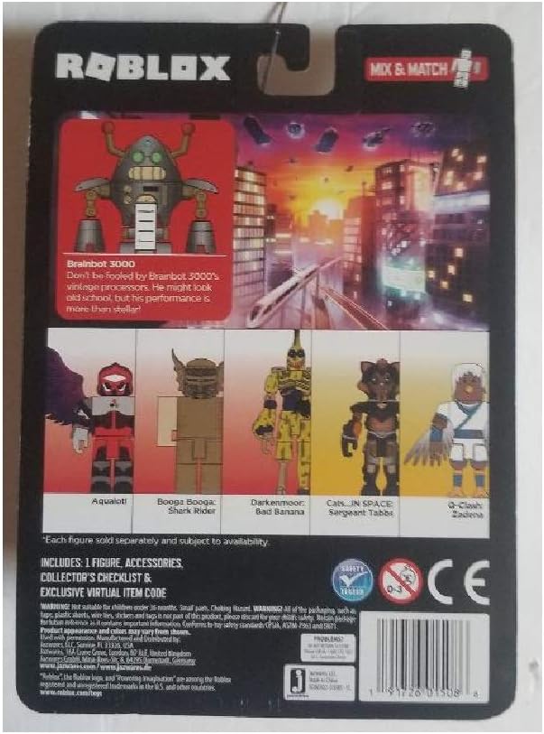 Roblox ROB0302 Single Figure Series #7-Brainbot 3000 – BigaMart