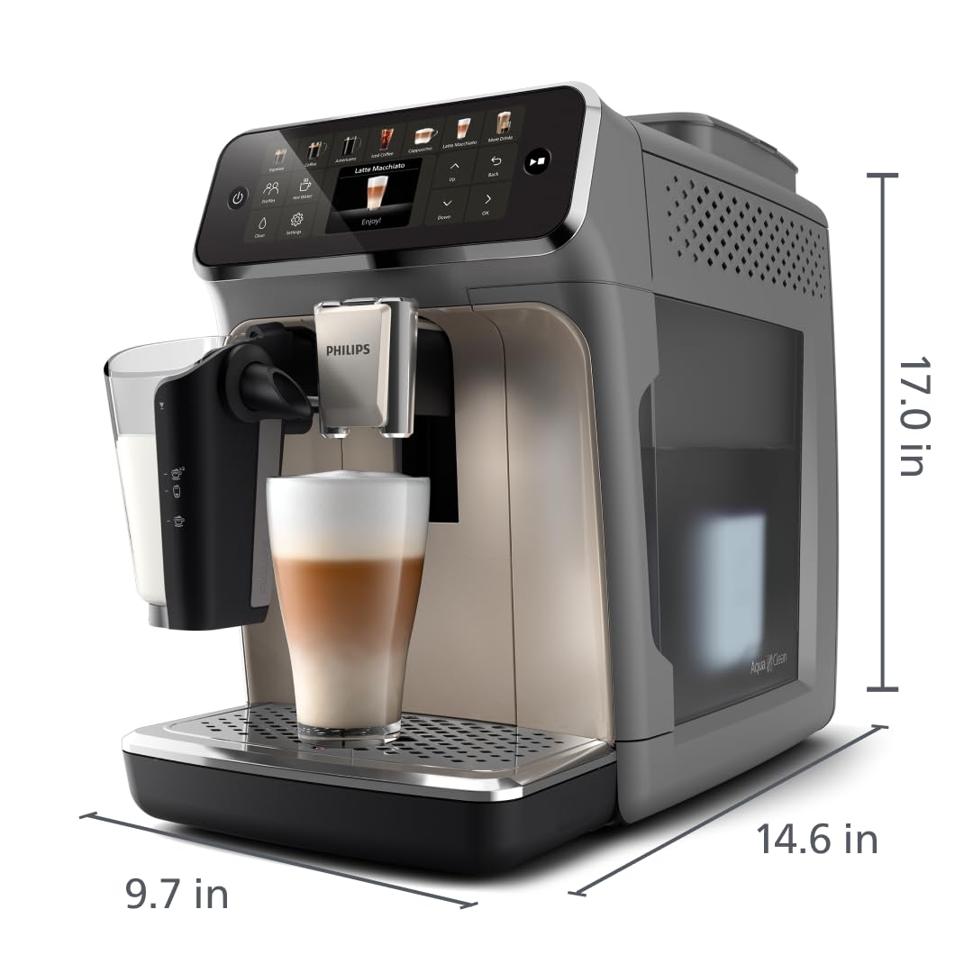Mua PHILIPS 4400 Series Fully Automatic Espresso Machine – 12 Hot & Iced Coffees, Quick-to-Clean ...
