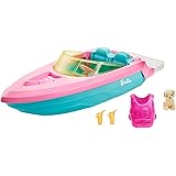Amazon.com: Barbie Dolphin Magic Ocean View Boat with "Glass Bottom," 3 ...