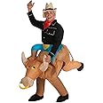 Amazon.com: Rubies Adult Inflatable Bull Rider Costume, One Size for ...