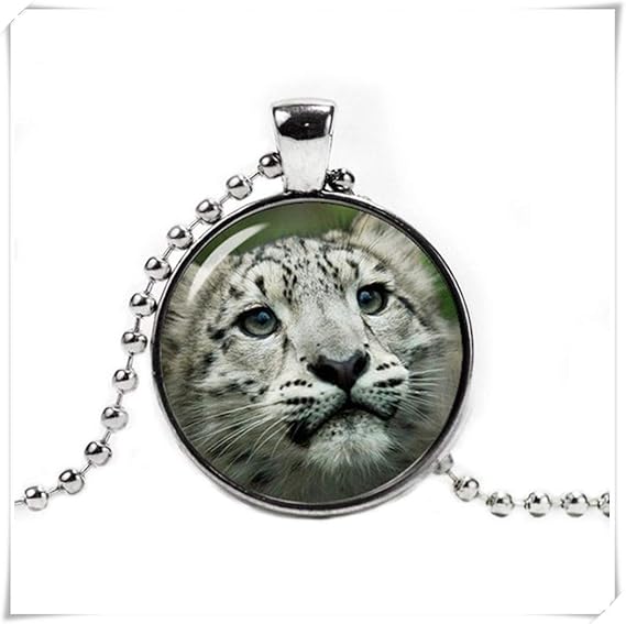 A little little love Snow Leopard Necklace Pendant,Leopard Cub Necklace ...