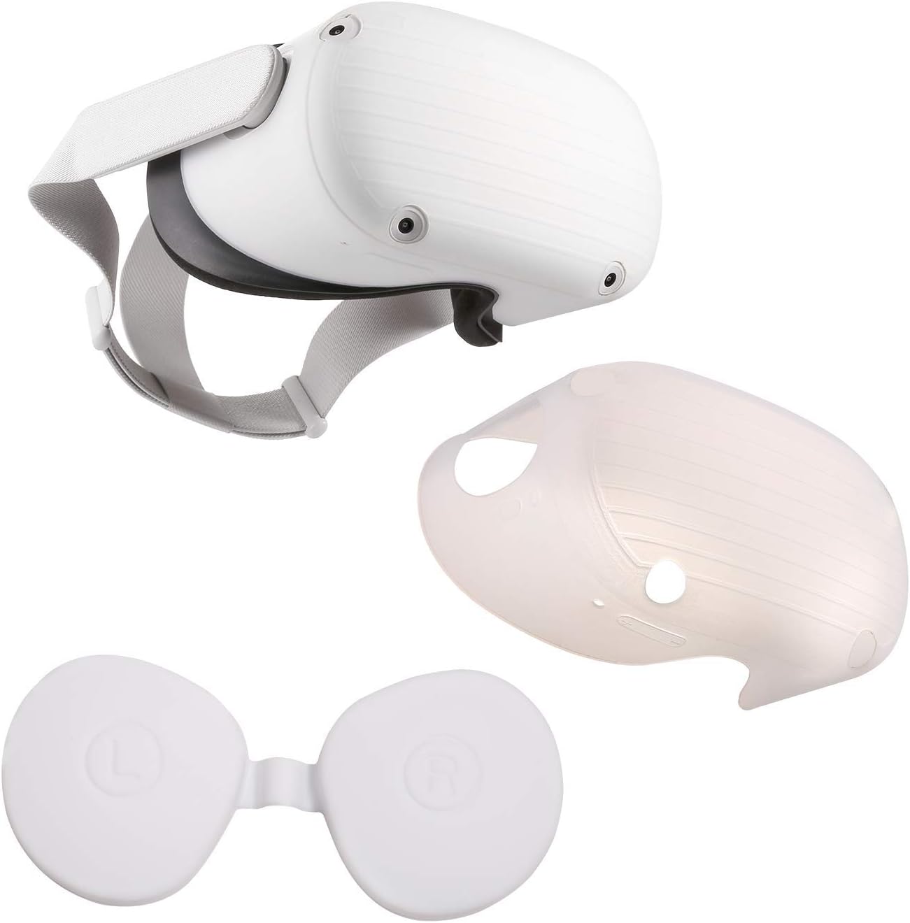 Devansi VR Shell with Lens Cover for Oculus Quest 2 VR Headset ...