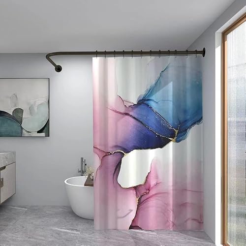 L Shaped Shower Curtain Black Universal Shower Curtain Rod