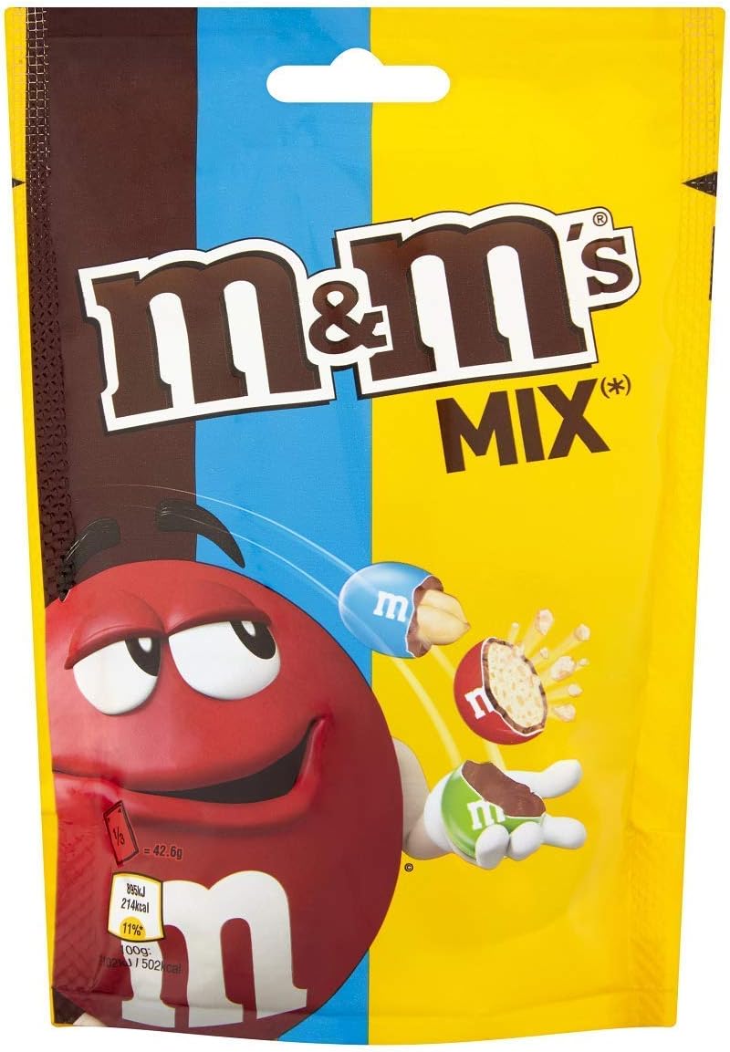 M&M's Mix Chocolate Pouch 128g: Amazon.co.uk: Grocery