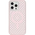 Amazon.com: OtterBox iPhone 15 Pro MAX (Only) Symmetry Series Clear Case - Checkmate (Pink ...