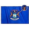 Amazon.com : TOPFLAGS Michigan Flag 3x5 Outdoor MI State Flags ...
