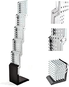 Amazon.com: Displayfactory Literature Rack Catalog Holder Rack,Heavy Duty Aluminum Pocket ...