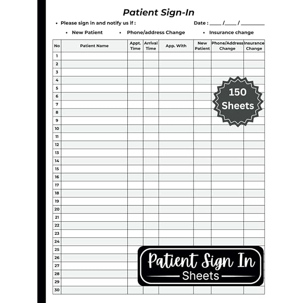 Doctors Office Sign In Sheet Template