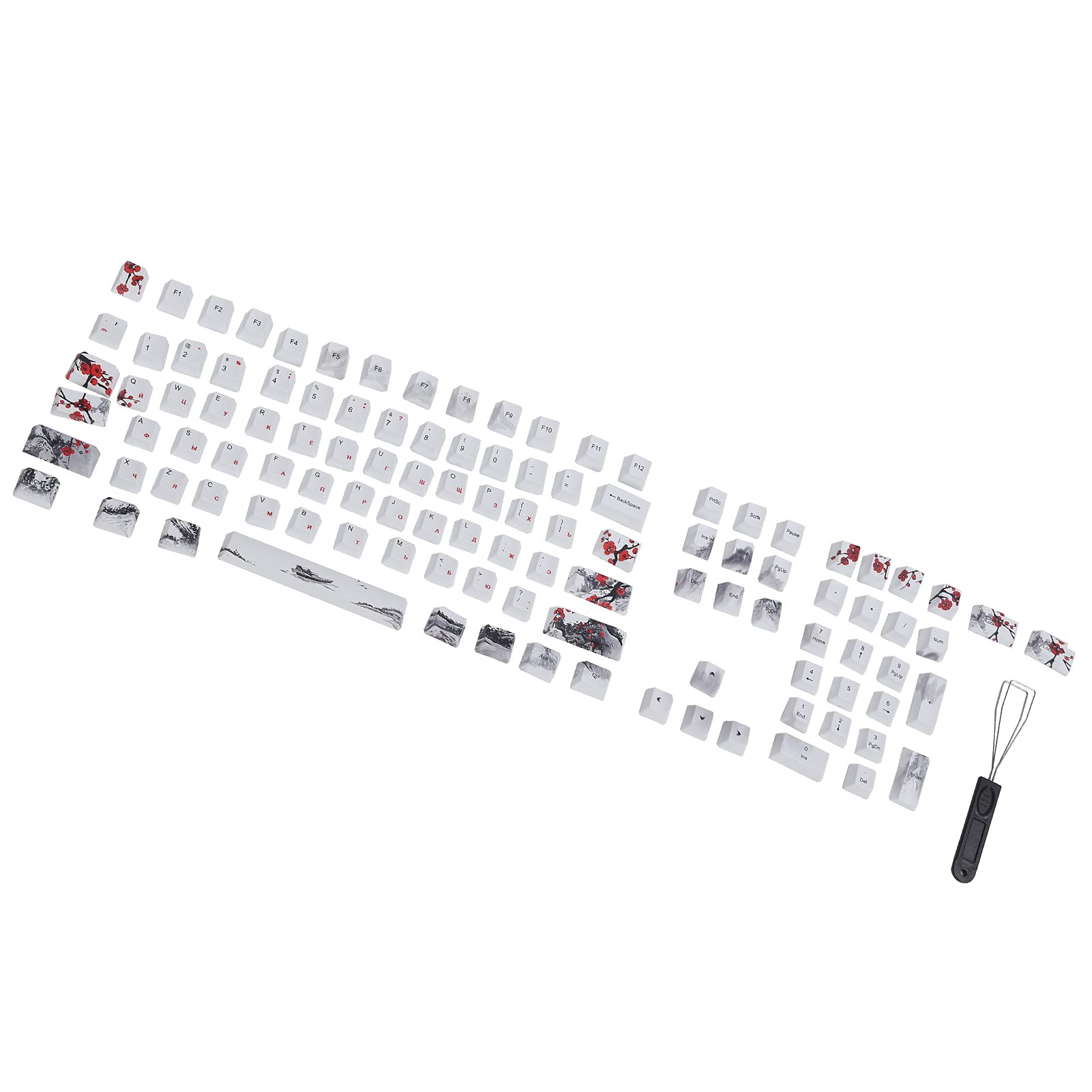 Mua PBT Keycap Set, Pudding Keycaps Keyset, 110 Keys Keyboard Caps ...