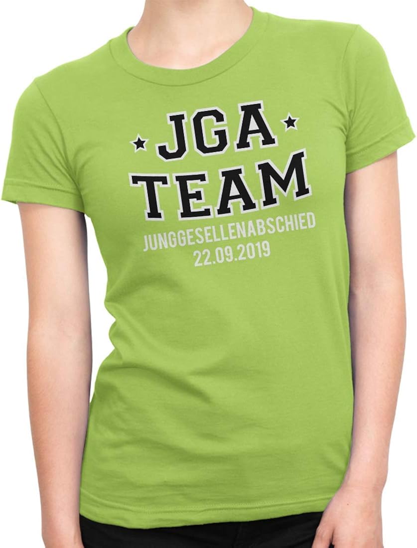 JGA Team Varsity - Junggesellinnenabschied Damen Fun T-Shirt ...