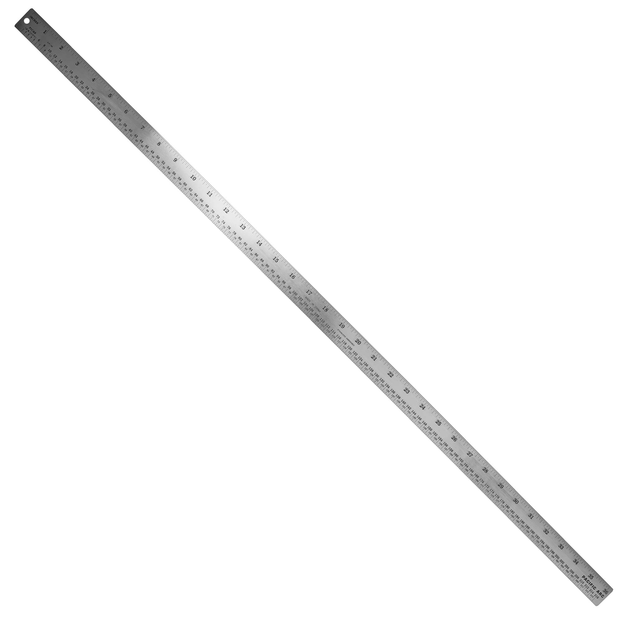 Mua Pacific Arc, Stainless Steel Ruler with Inch and Pica Measurements ...