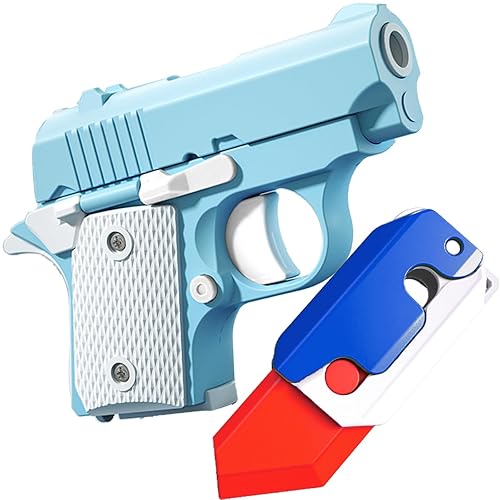 Fidget Gun Toy, Fidget Blaster Gun 1911 Titan Stress Shot ADHD Gun, 3D ...