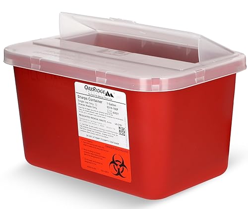 Oakridge Products Large Sharps Container for Home Use and Professional ...