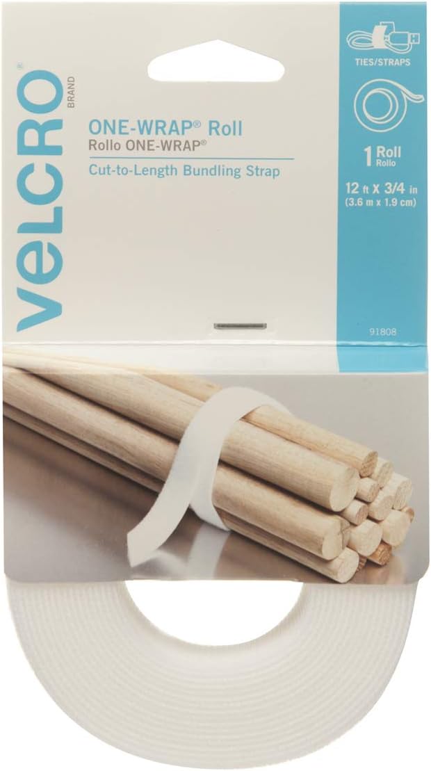 VELCRO Brand - ONE-WRAP Roll, Double-Sided, Self Gripping Multi-Purpose ...