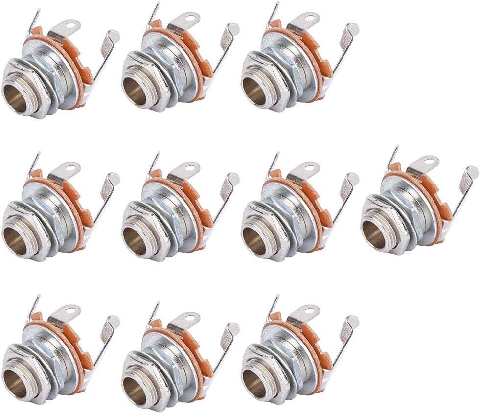 Mono Input Jack Metal Guitar Electric Replacement Mono Input or Output ...