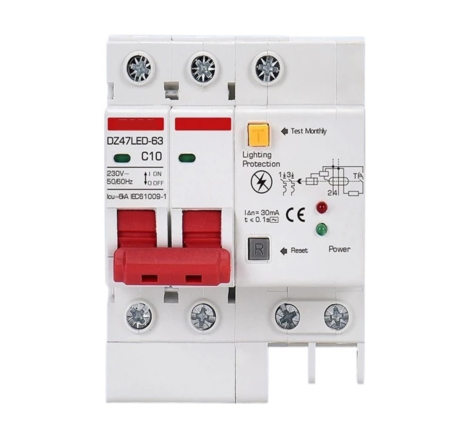 Mua Residual Current Circuit Breaker with Surge Protector RCBO Small ...
