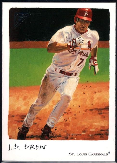 Amazon.com: Baseball MLB 2002 Topps Gallery #18 J.D. Drew Cardinals ...
