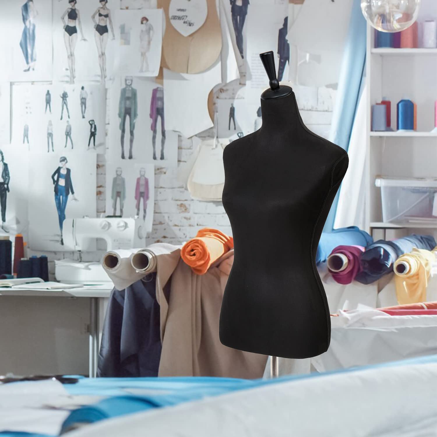 Mua Mannequin,Dress Form Female Mannequin Torso Adjustable 59-67 Inch ...