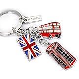 Amazon.com : Union Jack Flag London Bus Phone Booth England Handbag ...