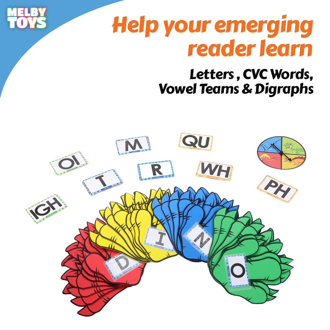 Mua Melby Toys Dino Stomp Number & Alphabet Flash Cards I Preschool ...