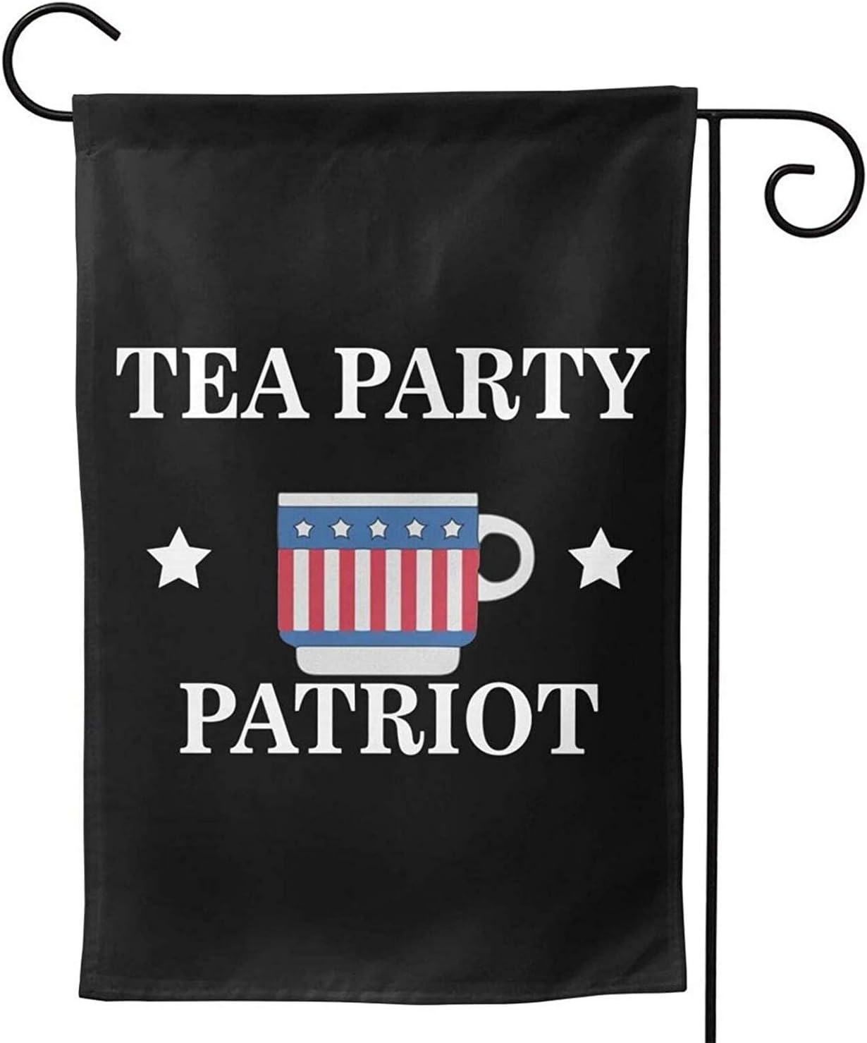 Amazon.com : Tea Party Patriot Garden Flag Double Sided Seasonal ...