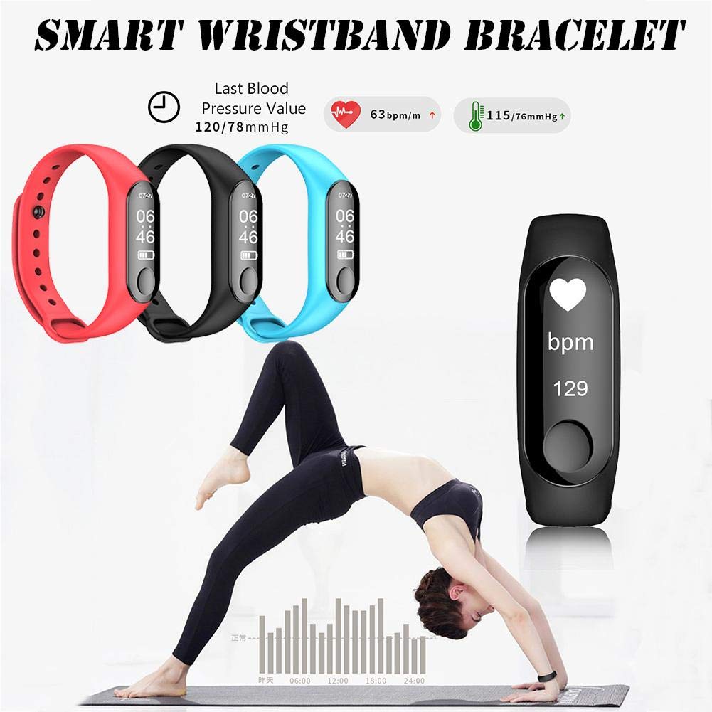 Buy Tech Gear Sports Watch M3 Smart Band Waterproof Heart Rate Monitor ...