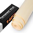 Amazon.com: HTVRONT Cream Permanent Vinyl, Cream Vinyl for Cricut - 12 ...
