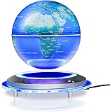 Amazon.com: 6" Magnetic Rotating Globe Anti-Gravity Floating Levitating ...