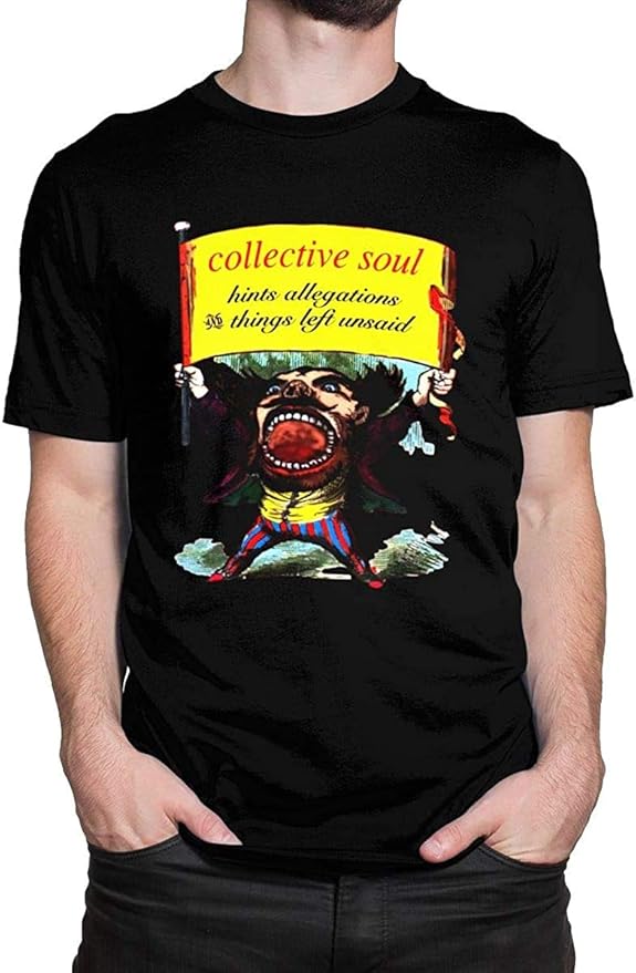 Collective Soul Mens Short Sleeve T-Shirts Stylish Cotton Tee Black ...