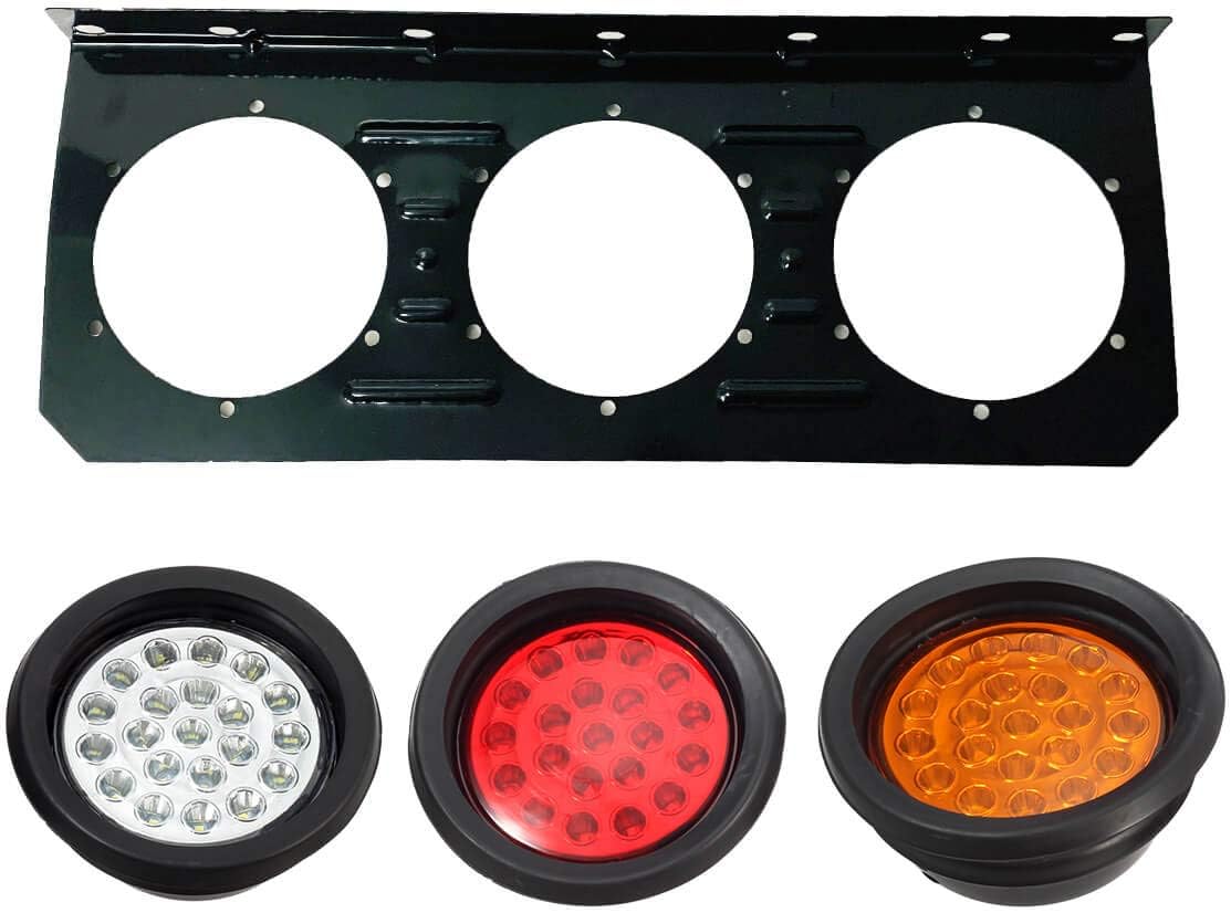 TCTAuto LED Trailer Truck Tail Lights Bar equipped Iron Bracket Base ...