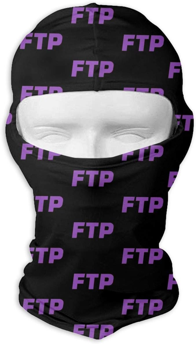 Purple FTP Pattern Sports Magic Face Mask Balaclava UV Prevention ...