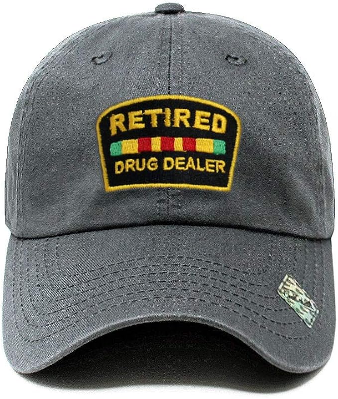 Retired Drug Dealer Hat Dad Hat Cotton Baseball Cap Polo Style Low ...