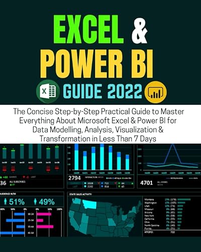EXCEL & POWER BI GUIDE 2022: The Concise Step-by-Step Practical Guide to Master Everything About ...
