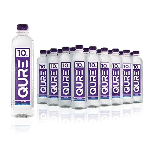 Qure Wellness Alkaline 500ml Water, 12 Pack Case for Natural Alkaline ...