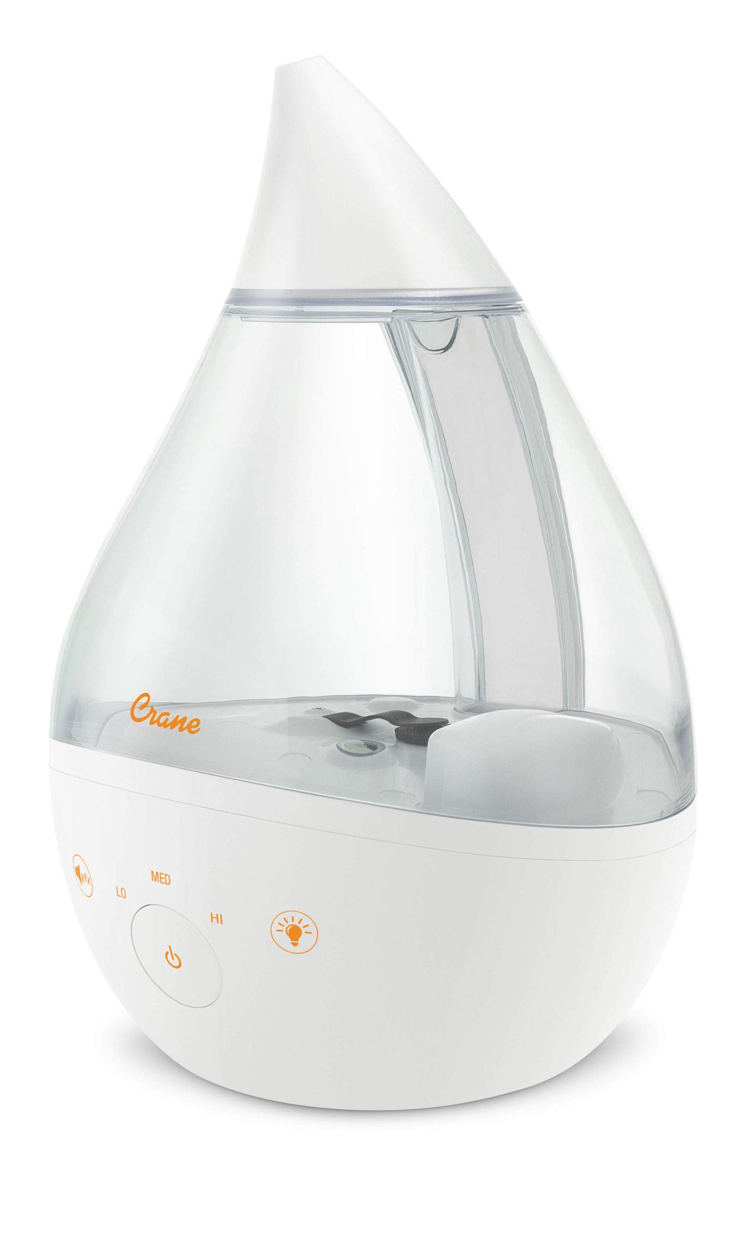 Crane Ultrasonic Humidifiers for Bedroom and Office, 1 Gallon 4-in-1 ...