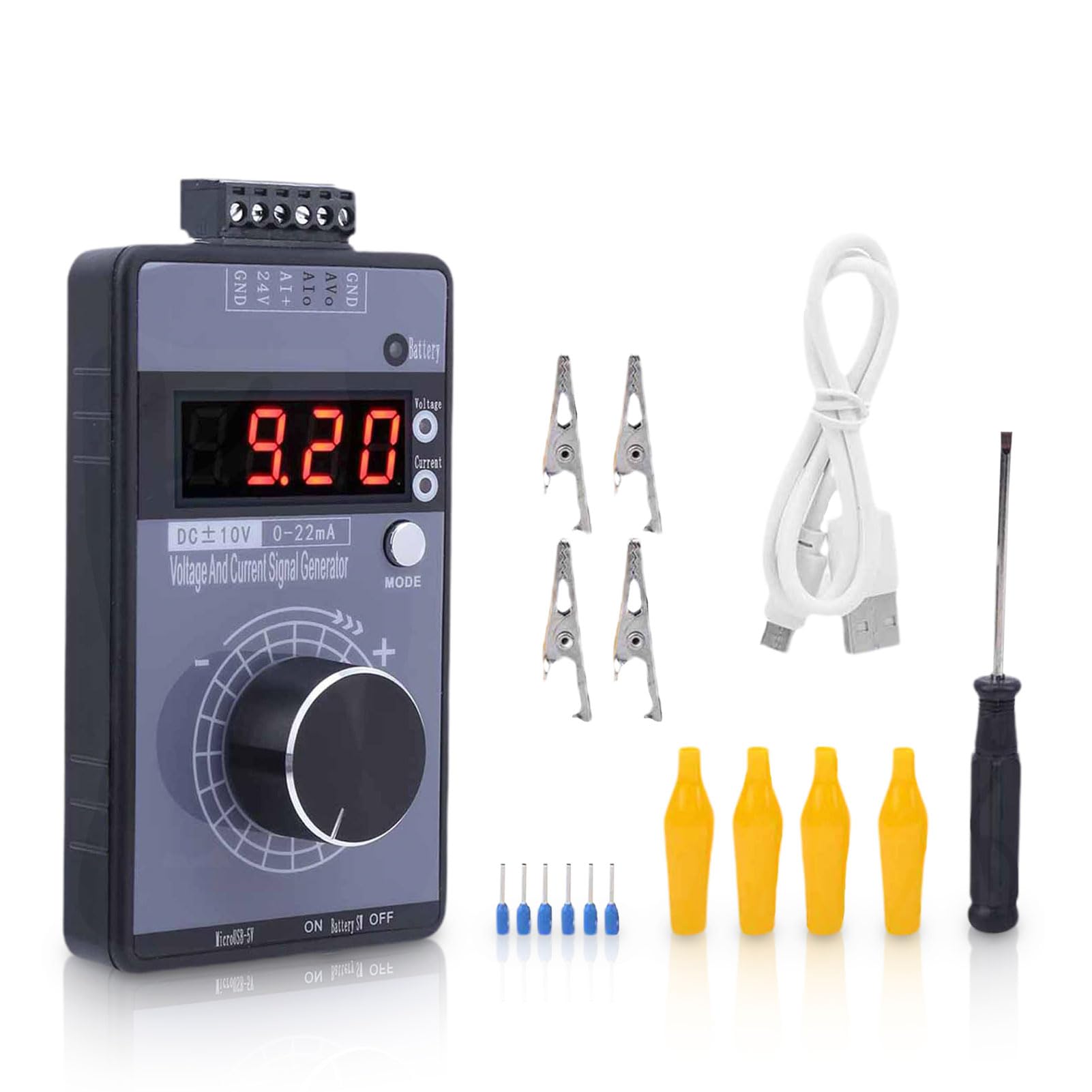 Mua Current Voltage Generator, DC 0‑10V 0/0‑22mA Interface Analog Simulator, 3 Types of Power ...