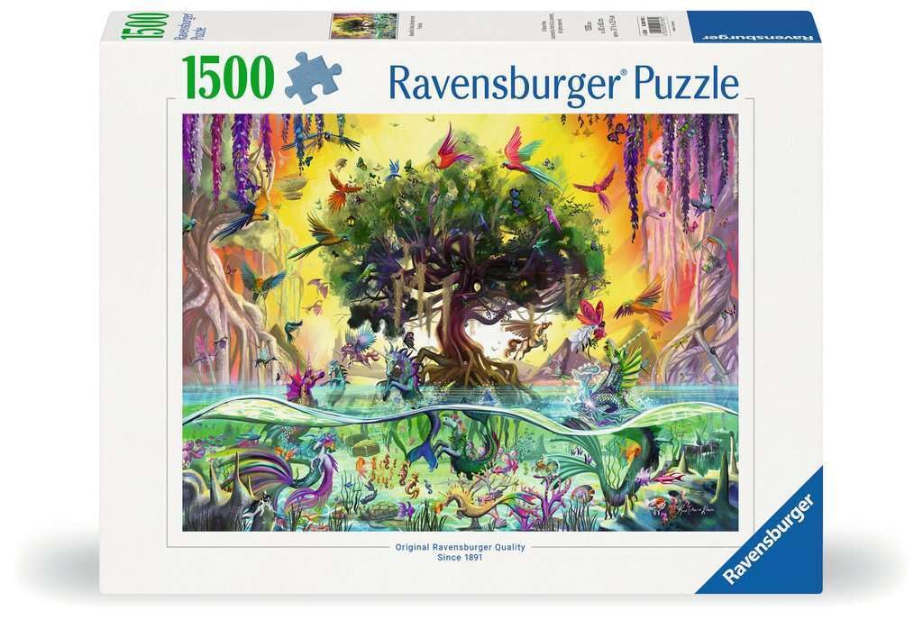 Ravensburger Beautiful Sea Unicorn & Friends 1500 Piece Jigsaw Puzzle ...