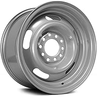 Amazon.com: Vision 55 Rally 15x10 5x5" -32mm Silver Wheel Rim 15" Inch ...