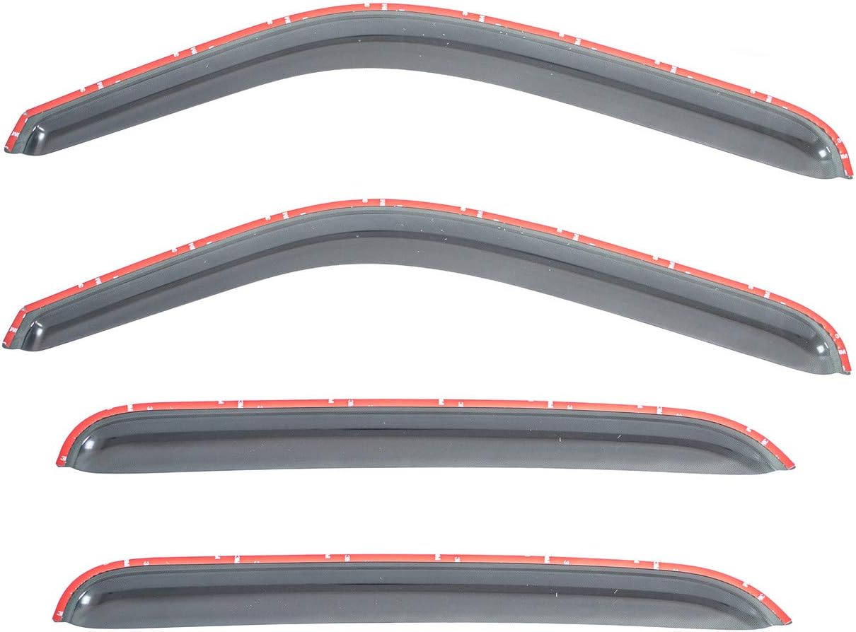 Side Window Wind Deflectors & Visors LLPTA Set of 4 Fit Chevy/GMC ...