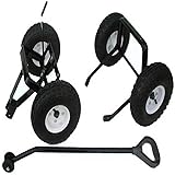 Amazon.com: Gorilla Carts GCG-HDL 2-in-1 Replacement Handle for Pulling and Towing, Black ...