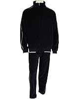 Amazon.com: Kingsize Men's Big & Tall Colorblock Velour Jogset: Clothing